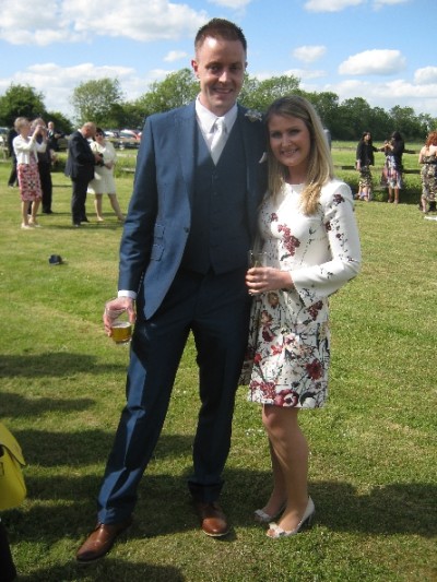 The wedding of Adam and Claire